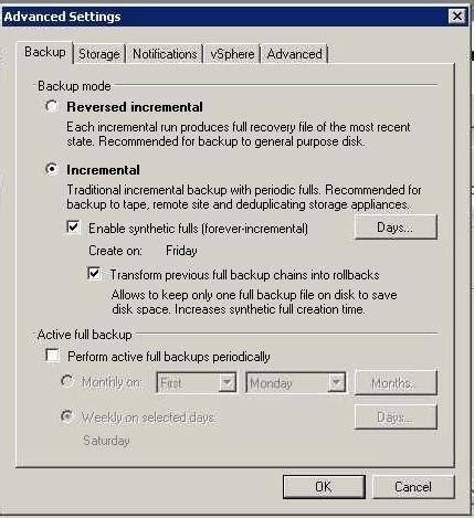 Veeam Incremental Backup Data Storage Backup Recovery Spiceworks Community