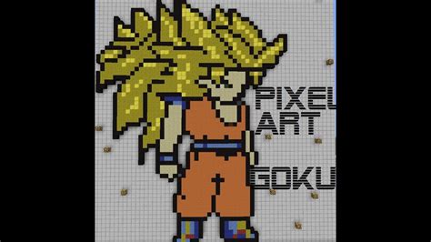 Pixel Art Sangoku Modèle Coloriage Facile Dessin à Imprimer