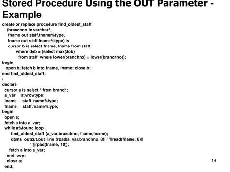 Ppt Oracle Stored Procedures Functions Powerpoint Presentation Free Download Id 5057492