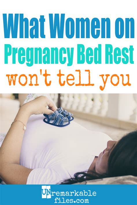 Unremarkable Files What Your Pregnant Friend On Hospital Bed Rest