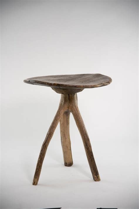 Primitive Three Legged Table For Sale At 1stdibs