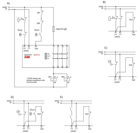 Abb Bsr10 Safety Relays Sentry User Manual