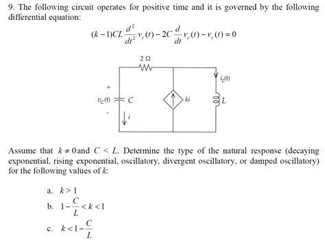Solved Find And Plot The Complete Response V C T T Chegg
