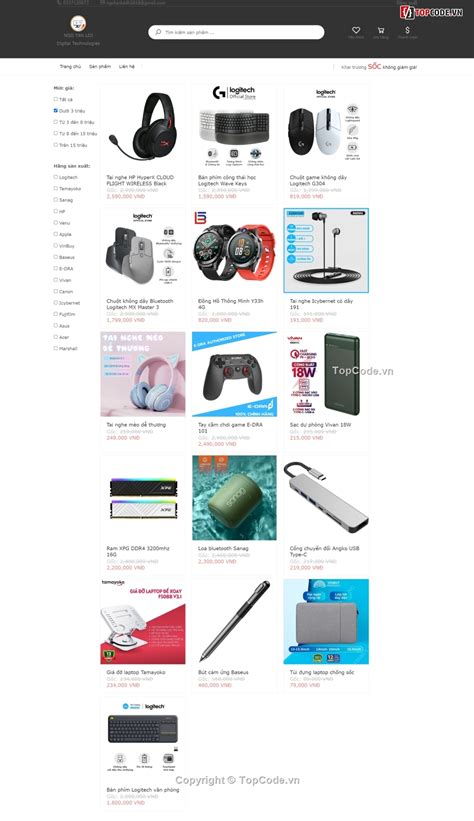 Đồ Án tốt nghiệp website thương mại Điện tử computerstore sử dụng laravel 8 x hỗ trợ giao diện