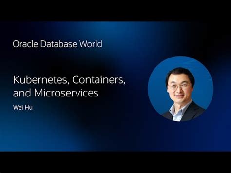 Databases For Containers And Kubernetes Oracle