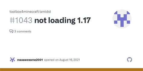 Not Loading 1 17 Issue 1043 Toolbox4minecraft Amidst GitHub