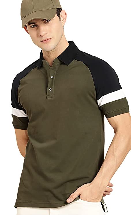 Regular Fit Half Sleeve Polo T Shirt For Mens Yoya