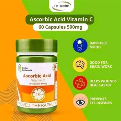 티몬 비즈 마켓 Simplee Supplement Ascorbic Acidvitamin C 60 Capsule