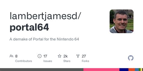 Github Lambertjamesd Portal A Demake Of Portal For The Nintendo
