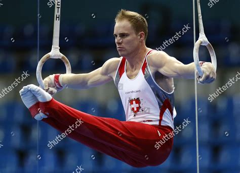 Claudio Capelli Switzerland Competes On Rings Editorial Stock Photo