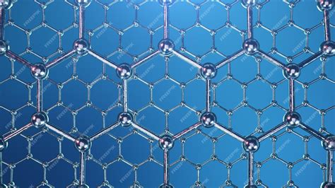 Premium Photo 3d Illustration Structure Of The Graphene Or Carbon Surface Abstract
