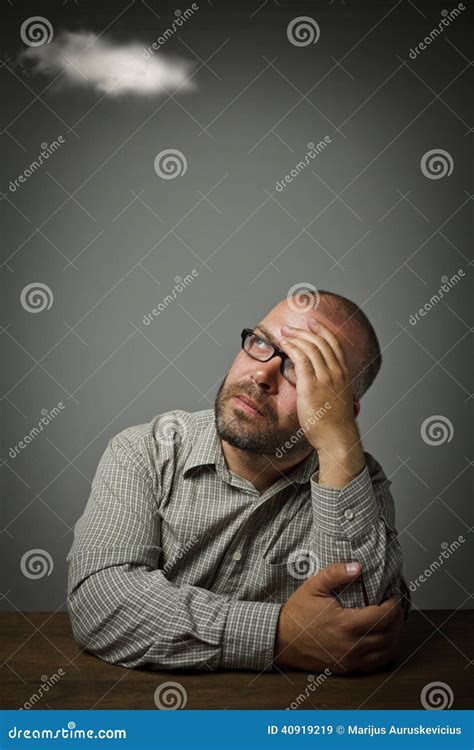 Man And Cloud Stock Image Image Of Gray Creator Artist