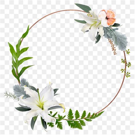 Png Floral Frame Sticker Botanical Premium PNG Rawpixel