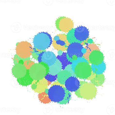 Abstract Splatter Color Background Illustration 22925147 PNG