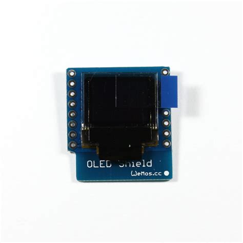oled shield with 64x48 pixel display for wemos d1 mini
