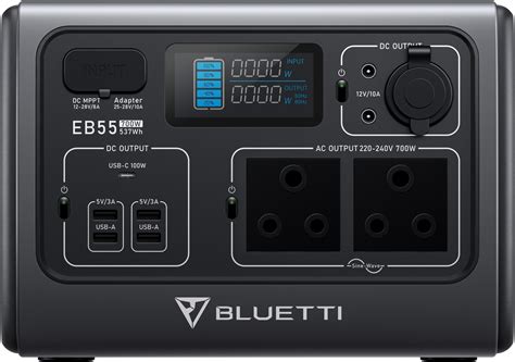 Bluetti EB55 537Wh Portable Power Station Wootware