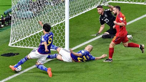 Japan S Controversial Goal Against Spain Why Var Allowed It How Fans