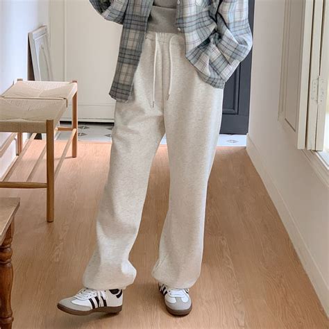 아더먼데이 후끈기모 투웨이 조거팬츠 와이드핏 밴딩바지 여자겨울팬츠 추리닝 트레이닝팬츠 위시버킷