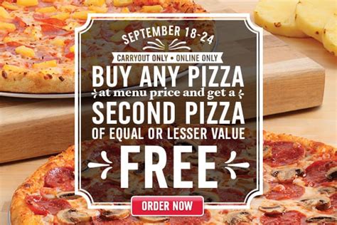 Domino S Pizza Buy 1 Get 1 Free