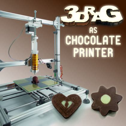 Print With Chocolate In Two Colours With 3Drag Choco Big Dual Extruder