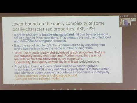 Free Video Recent Developments In Testing Bounded Degree Graphs From Simons Institute Class