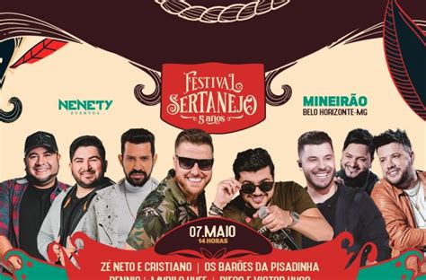 Festival Sertanejo Divulga Grade De Shows E Promete Agitar Bh Vírgula