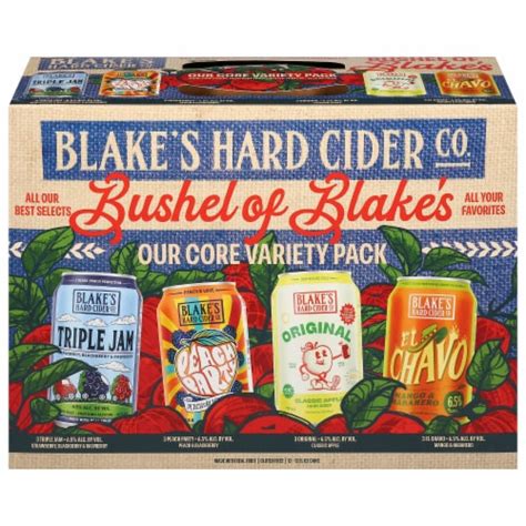 Blakes Throwback Legends Hard Cider Variety Pack 12 Cans 12 Fl Oz