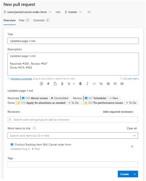 Azure Boards에서 끌어오기 요청을 사용하여 작업 항목 완성 자동화 Azure Boards Microsoft Learn