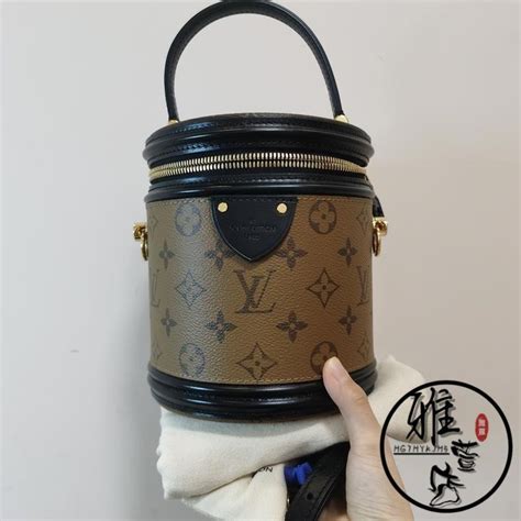 雅萱二手 Louis Vuitton 路易威登 Lv Cannes 手提包 圓筒包 水桶包 肩背包 M43986 現貨 蝦皮購物