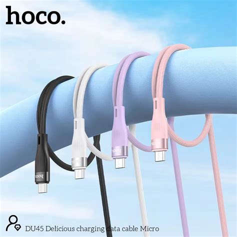HOCO DU29 DU45 สายชารจเรว 3A Max สำหรบ For iOS Type C Micro สาย