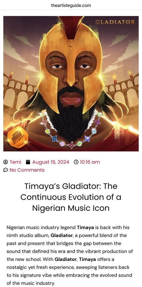 With About Two Decades As An Artiste Timayatimaya Has Created A