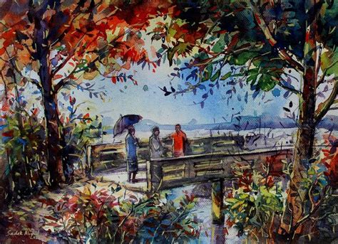 Beautiful Bangla Painting By Sadek Ahmed Saatchi Art