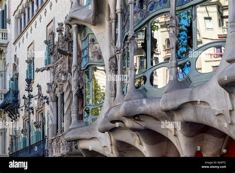 Casa Batllo By Antoni Gaudi Paseo De Gracia Avenue Barcelona