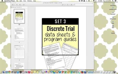 Editable Discrete Trial Data Goal Sheets Set By The Autism Helper