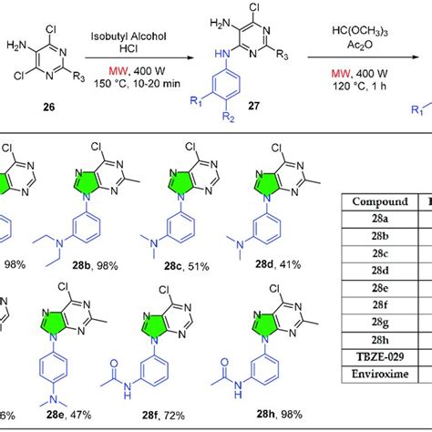 Scheme 10 Microwave Irradiated Synthesis Of Coumarin Pyrimidine