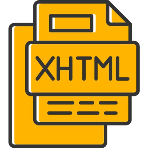 Xhtml File Format Files Foramts Formats Icon Download On Iconfinder