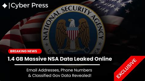 1 4 GB NSA Data Leaked Online Including Phone Number Email ID S