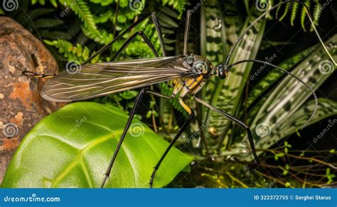 A Bug With Long Antennae On A Leaf In The Jungle Ai Stock Image