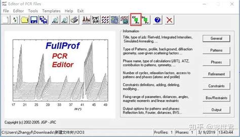Xrd精修——fullprof软件 知乎
