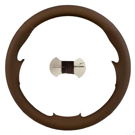 COUVRE VOLANT BROWN Couverture De Volant De Voiture En Cuir Artificiel