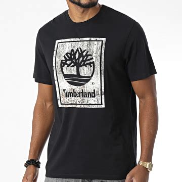 Timberland Tee Shirt Ses Stack A Cea Noir Laboutiqueofficielle