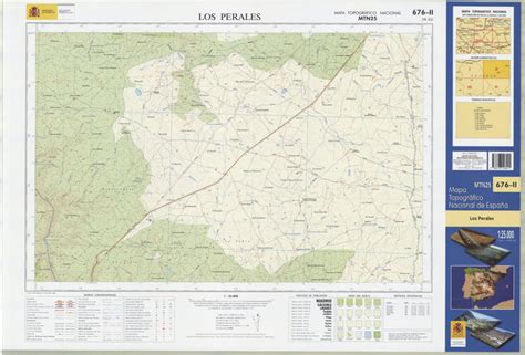 Los Perales Mapa Topográfico Nacional 1 25 000 2006