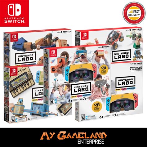 Nintendo Switch Labo 04 Vr Kit Variety Kit Robot Kit Vehicle Kit