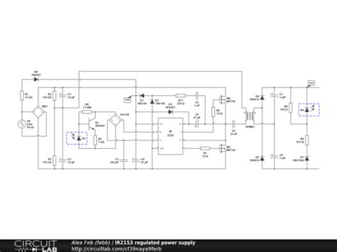 Ir2153 Regulated Power Supply Circuitlab