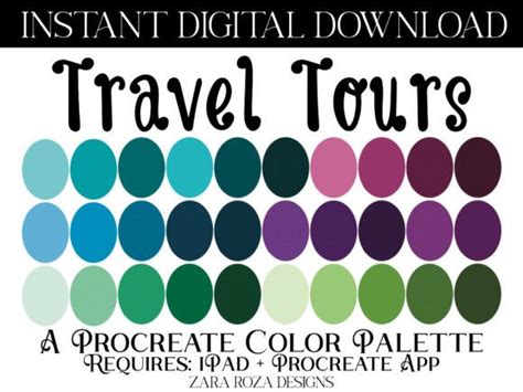 Casually Procreate Color Palette Graphic By Zararozadesigns · Creative