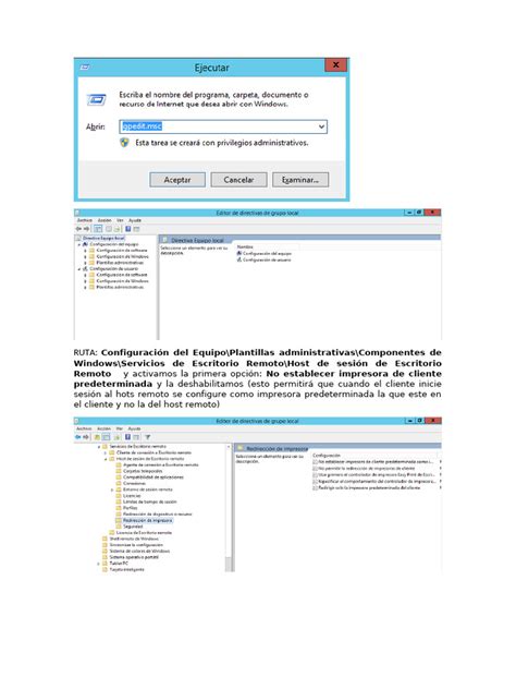 Directivas De Grupo Gps Terminal Services Win Server 2012 Pdf