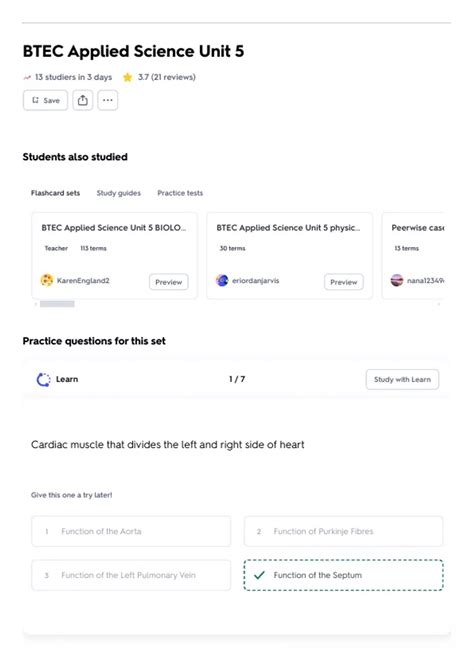 Btec Applied Science Unit 5 Exam Questions And Answers Btec Stuvia Us