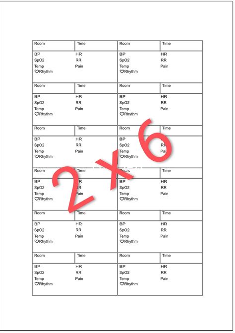 Printable Vitals Log Vital Signs Sheet Vital Signs Log Vitals