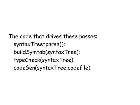 Ppt The Tiny Sample Language And It S Compiler Powerpoint