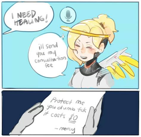 Mercy Fee Overwatch Funny Overwatch Comic Overwatch Memes
